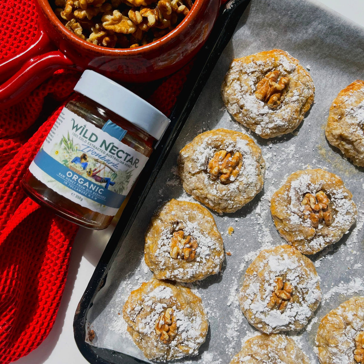 Hoda's Honey Walnut Cookies – Wild Nectar Honey